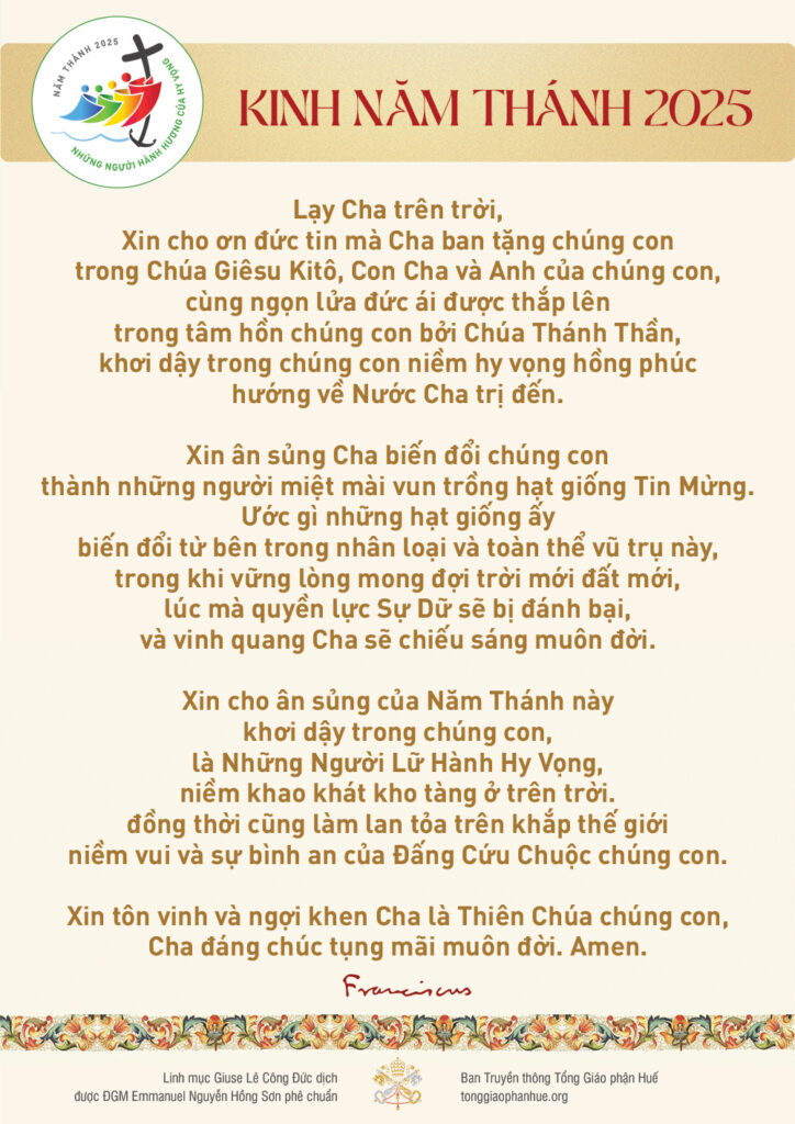 Kinh Năm Thánh 2025 – Giáo Phận Cần Thơ